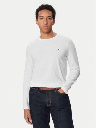 Tommy Hilfiger Longsleeve MW0MW10804 Wei&szlig; Slim Fit
