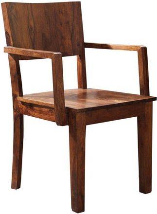 Massivmoebel24 Stuhl Sheesham 50,5x48,5x90 Sheesham life honey lackiert