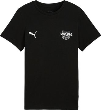 Puma RB Leipzig ESS T-Shirt Kids schwarzweiss, 140 Kinder