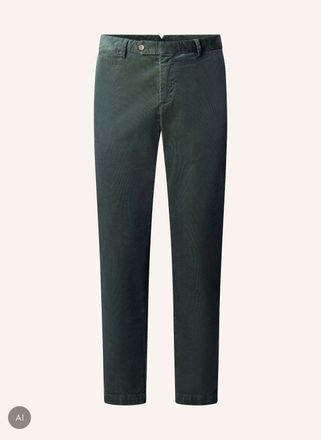 Hackett Chino Pigment Cord Chino gruen