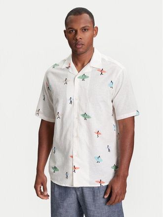 Benetton United Colors Of Benetton Hemd 5HPWUQ05B Beige Regular Fit