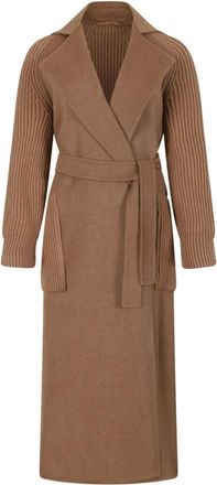 Max Mara Femme, Manteaux, Brun, Taille: 36 FR Manteau Peignoir Berard