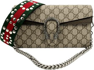 Gucci Hobo Bags - Gucci Dionysus small shoulder bag with wide should - Gr. unisize - in Beige - f&uuml;r Damen
