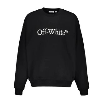 Off-white Sweatshirt mit Logo-Print - - Sweatshirts & Hoodies - Herren - Schwarzk - XS