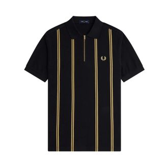Fred Perry Herren, Oberteile, Schwarzk, SGr&ouml;&szlig;e