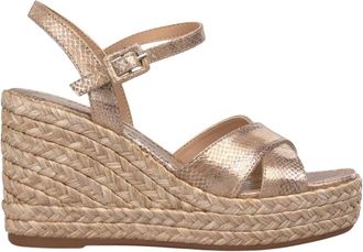 Alma En Pena Alma EN Pena, Femme, Chaussures, Brun, Taille: 39 EU Sandale Plateforme &agrave; Double Bride