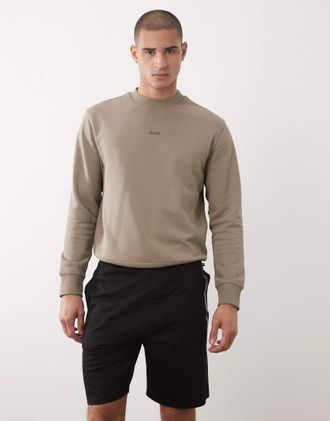 HUGO BOSS Authentic - Lounge-Shorts in Schwarz
