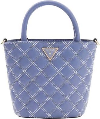 Guess sac &agrave; &eacute;paule bandouli&egrave;re sac &agrave; main Giully II Mini Tote Grey Blue bleu gris