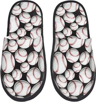 Generic Chaussures De Maison Baseball Mignon Slippers Int&eacute;rieur Et Ext&eacute;rieur Pantoufles Unisexes Fuzzy Pantoufles Pour H&ocirc;tels Piscine Voyages L