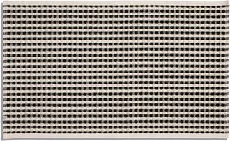 M&ouml;ve New Heritage Badeteppich Stripes 60 x 100 cm aus 90% Baumwolle und 10% Polyester, Nature/Black