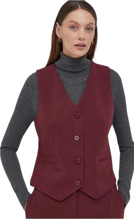 DKNY Dkny, Femme, Vestes, Brun, Taille: 34 FR Gilet