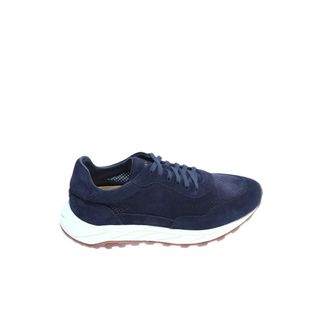 Henderson Ungef&uuml;tterter Wildleder-Sneaker - - Shoes - Herren - Blau - 42 EU