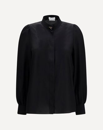 Alexander McQueen Wishbone silk Shirt Female 42