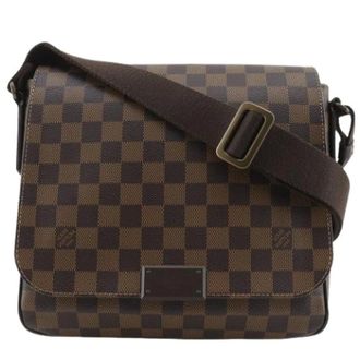 Louis Vuitton Sac bandouli&egrave;re en toile Pre-owned - Homme - Pre-owned - Brun - Taille: ONE Size