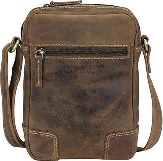 Greenburry Sac à bandoulière Vintage en cuir 18 cm