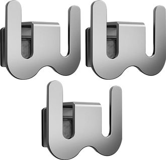 Pretyzoom 3 St&uuml;ck Wand Pantoffelregal Wandmontierter Pantoffelhalter aus Robustem Material Platzsparender Schuhorganizer f&uuml;r Bad und Wohnung Selbstklebender Hau