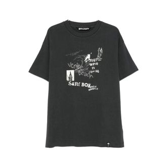 Palm Angels Herren, Oberteile, Schwarzk, LGr&ouml;&szlig;e