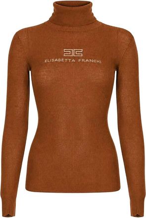 Elisabetta Franchi Pull Col Roul&eacute; - Multicolore