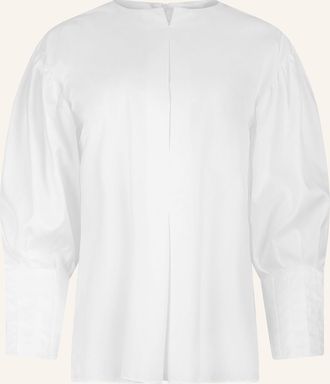 Helene Galwas Bluse Aus Baumwolle Edelfare weiss