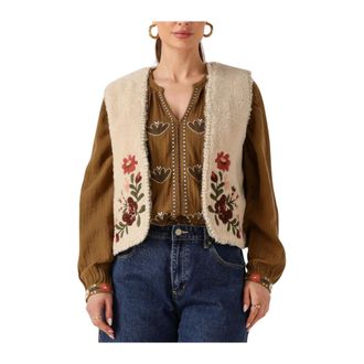 Louizon Damen, Jacken, Beige, XS/SGr&ouml;&szlig;e