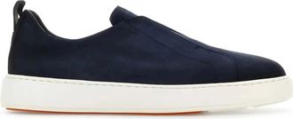 Santoni Homme, Chaussures, Bleu, Taille: 42 1/2 EU Victory Fehu59 Slip-on Baskets
