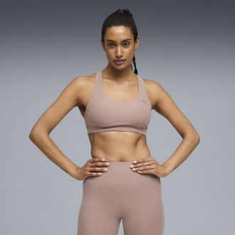 Puma Brassi&egrave;re de sport CLOUDSPUN Femme, V&ecirc;tements, Beige, 3XL