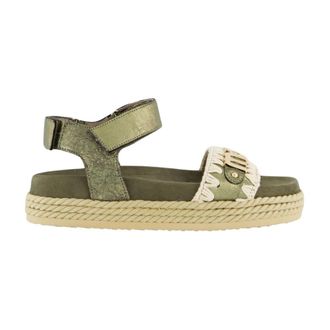 Mou Flat Sandalen - - Shoes - Damen - Gr&uuml;n - 36 EU