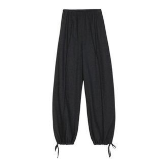 Alysi Weite Hosen - - Trousers - Damen - Schwarzk - S