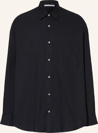 Acne Studios Hemd Loose Fit schwarz