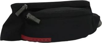 Prada Pre-owned Nylon sacs-bandouliere - Femme - Pre-owned - Noir - Taille: ONE Size