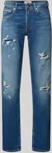 Replay Straight Fit Jeans im Destroyed-Look Modell Grover
