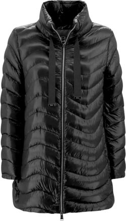 Herno zip quilted jacket - Noir