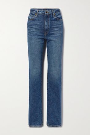 Khaite Jean Slim Taille Haute Danielle Stretch - Bleu