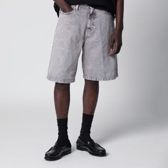 Carhartt Work in Progress Landon Short aus schwerem Baumwoll-Denim in Grau