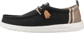 Hey Dude Homme, Chaussures, Noir, Taille: 40 EU Chaussures &agrave; Lacets en Lin d&Eacute;t&eacute;