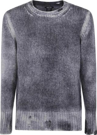 Avant Toi Homme, Pulls, Gris, Taille: M Pull en Maille Effet Us&eacute;