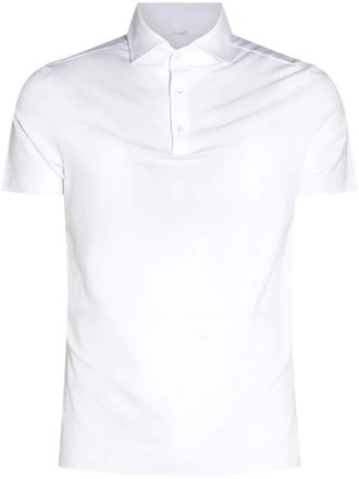 Malo Poloshirt mit kurzen &Auml;rmeln - Wei&szlig;