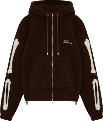 Amiri Homme, Sweatshirts et sweats &agrave; capuche, Brun, Taille: M Zip-throughs