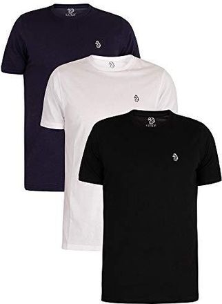 Luke Luke 1977 pour des Hommes Lot de 3 t-Shirts Johnys, Multicolore, M