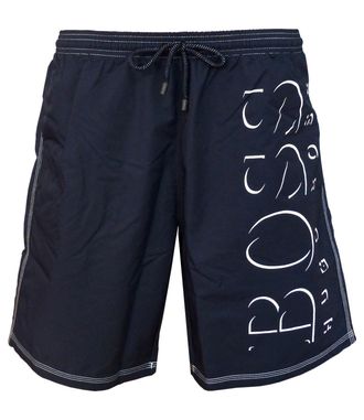 BOSS Hugo Herren Killifish Badeshorts,per Pack Blau (Navy 413),Small