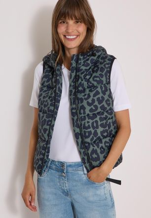 Cecil Steppweste CECIL, Damen, Gr. XXL (46), gr&uuml;n (dried olive gr&uuml;n), Stoff, Obermaterial: 100% Polyester. Futter: 100% Polyester. F&uuml;llung: 100% Polyester, 
