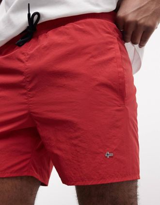 Napapijri Haldane - Short - Rouge