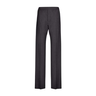 Givenchy Kohle Woll Straight-Leg Hose - - Trousers - Herren - Schwarzk - M