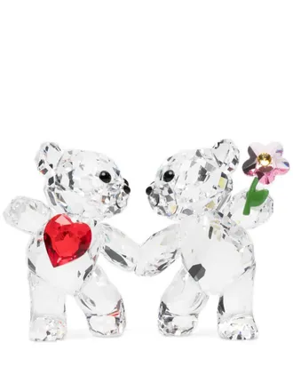 Swarovski sculpture Happy Together Kris Bear - Blanc