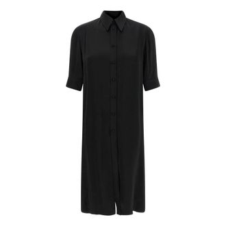 Jil Sander Femme, Robes, Noir, Taille: 34 FR Long Shirt