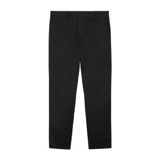 Burberry Schwarze Baumwollhose mit Rittermotiv - - Trousers - Herren - Schwarzk - L
