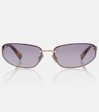 Miu Miu Ovale Sonnenbrille Miu Nocturne