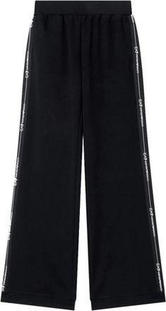 Emporio Armani Palazzo Jogger Pant - - Trousers - Damen - Schwarzk - S