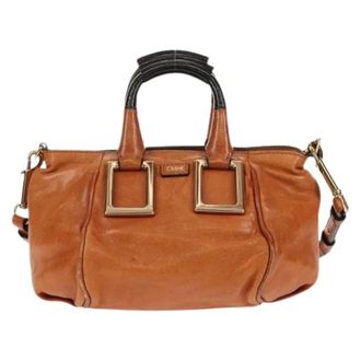 Chlo&eacute; Sac &agrave; main Pre-owned Ethel &agrave; poign&eacute;e sup&eacute;rieure - Femme - Pre-owned - Brun - Taille: ONE Size