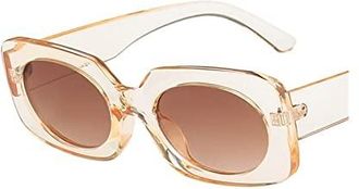 Generic 2025 Designer Square Retro Street Shot Lunettes de soleil tendance pour hommes et femmes en plein air (couleur : E, taille : 1), H, Taille unique